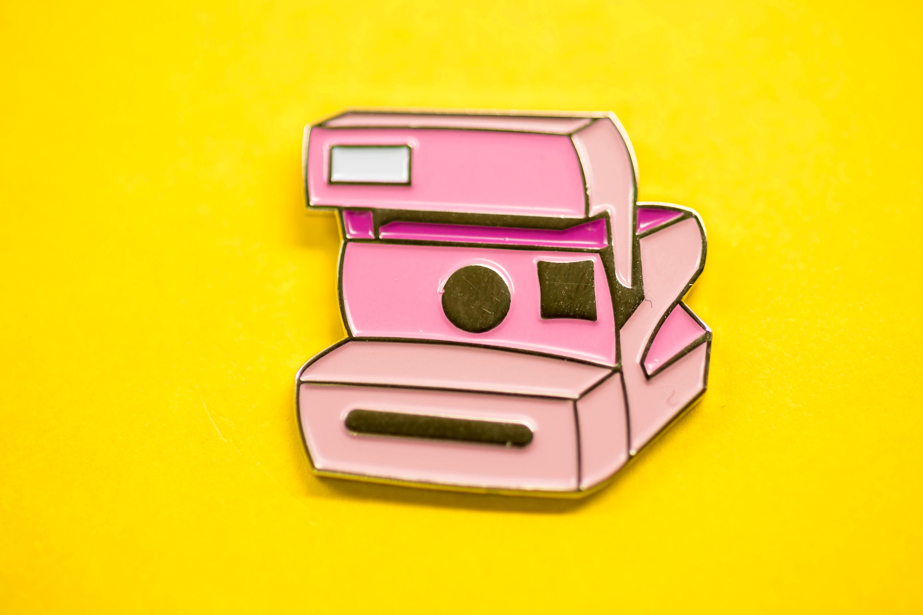 Polaroid Camera Enamel Pin - Etsy