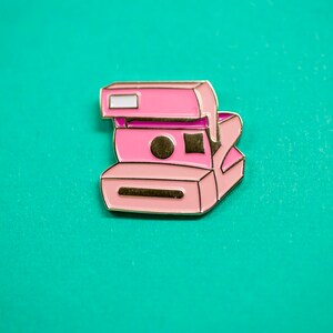Polaroid Camera Enamel Pin - Etsy