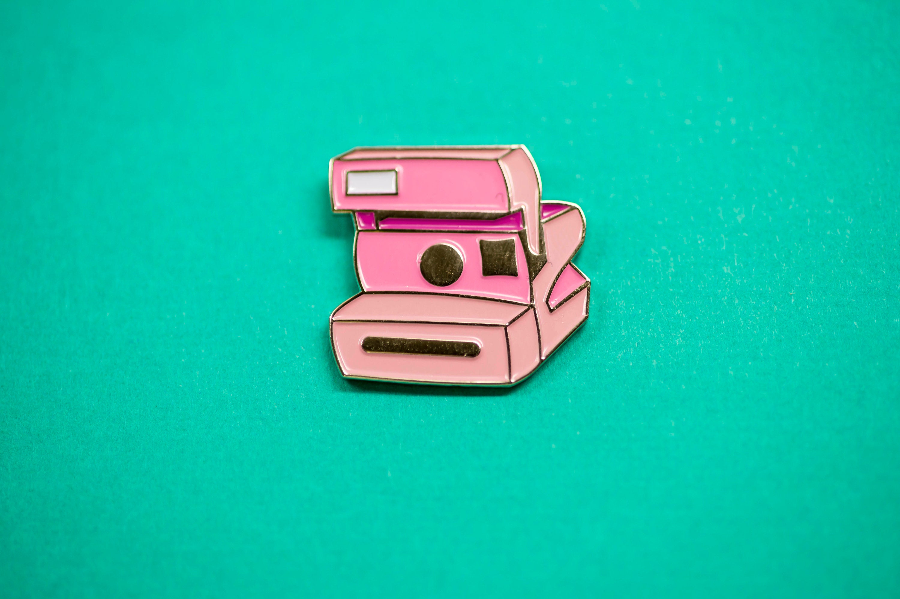 Polaroid Camera Enamel Pin - Etsy