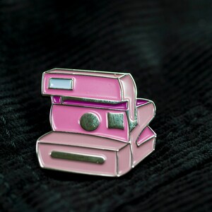 Polaroid Camera Enamel Pin - Etsy