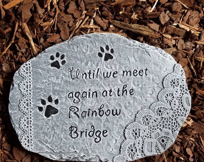 Pet Memorial Rainbow Bridge - Etsy