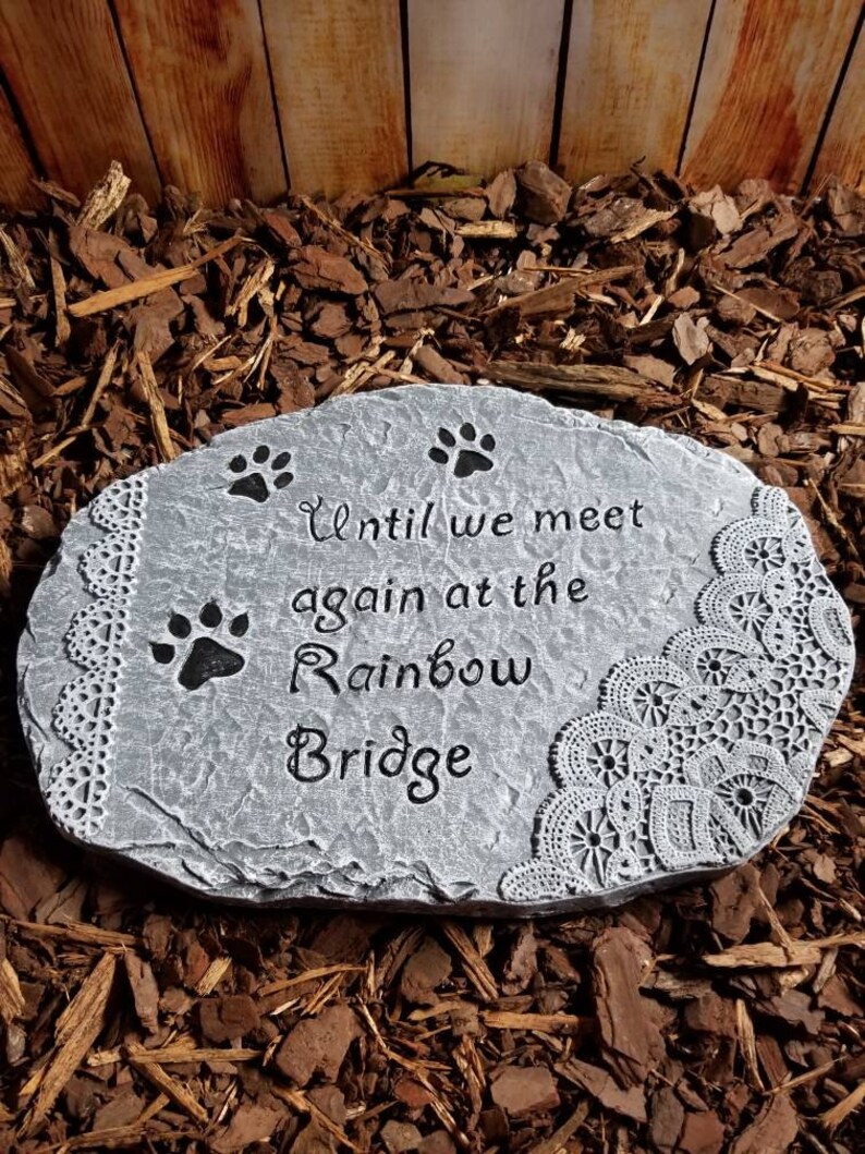 Pet Memorial Rainbow Bridge - Etsy