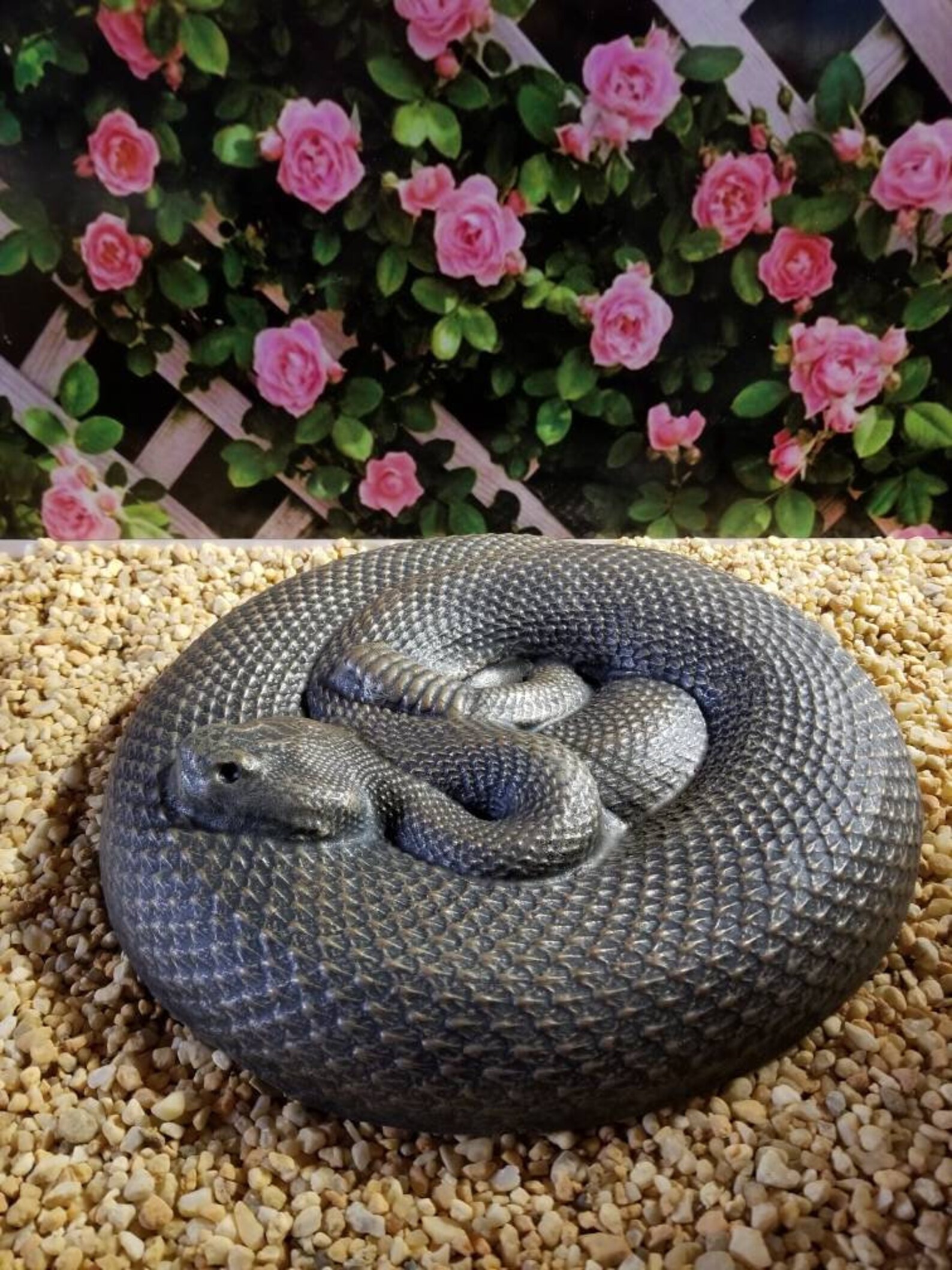Large Rattle Snake Statue - Etsy