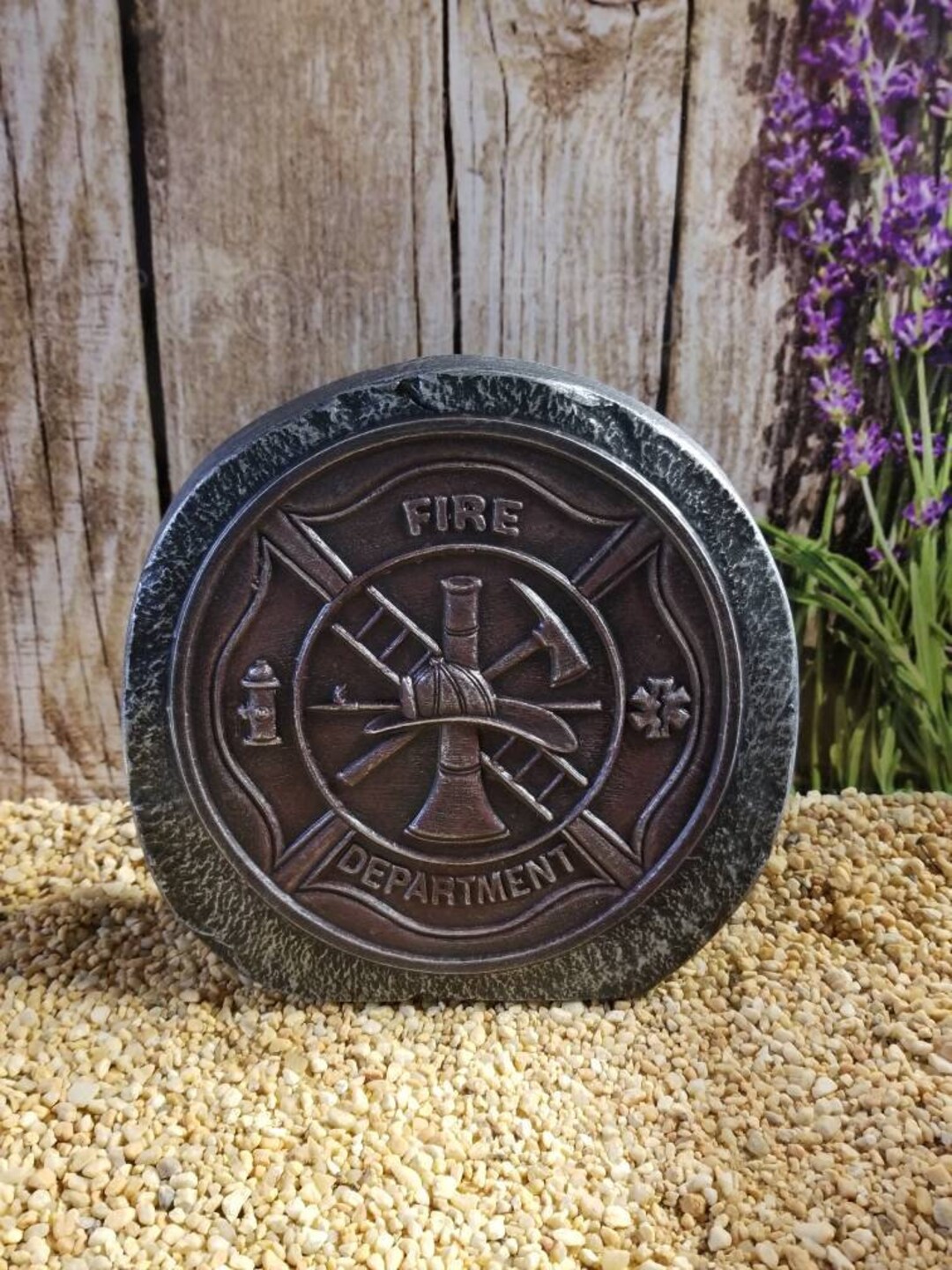 Fire Department Stone Plaque - Etsy