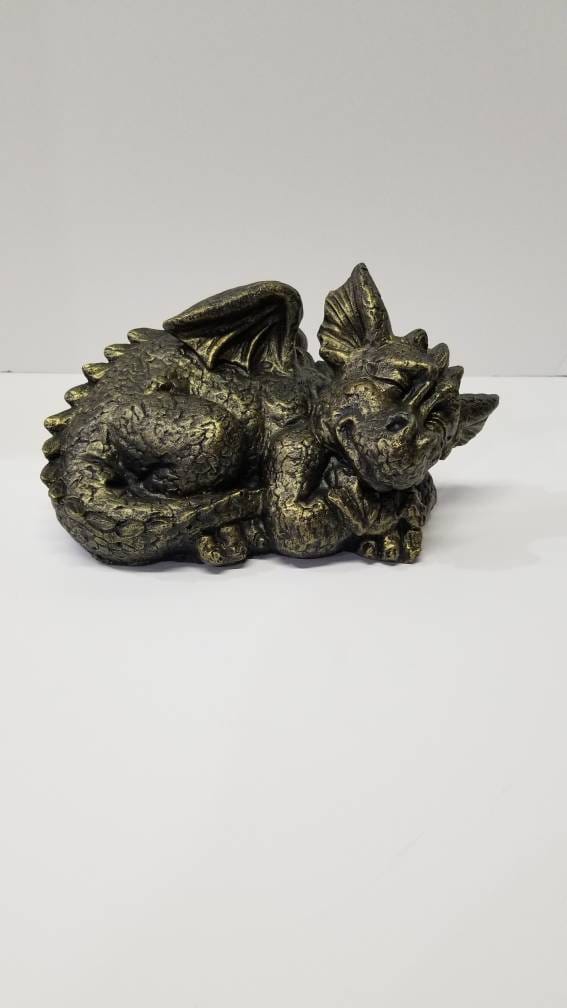 Medium Right Facing Sleeping Dragon - Etsy