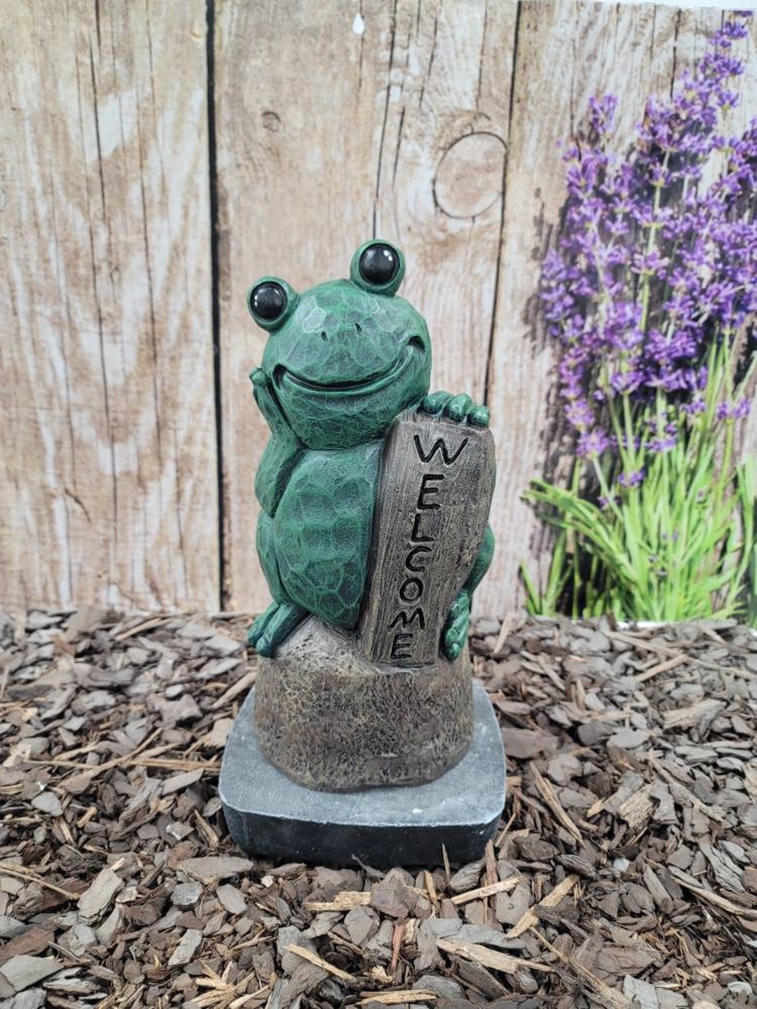 Herbert the Welcome Frog - Etsy