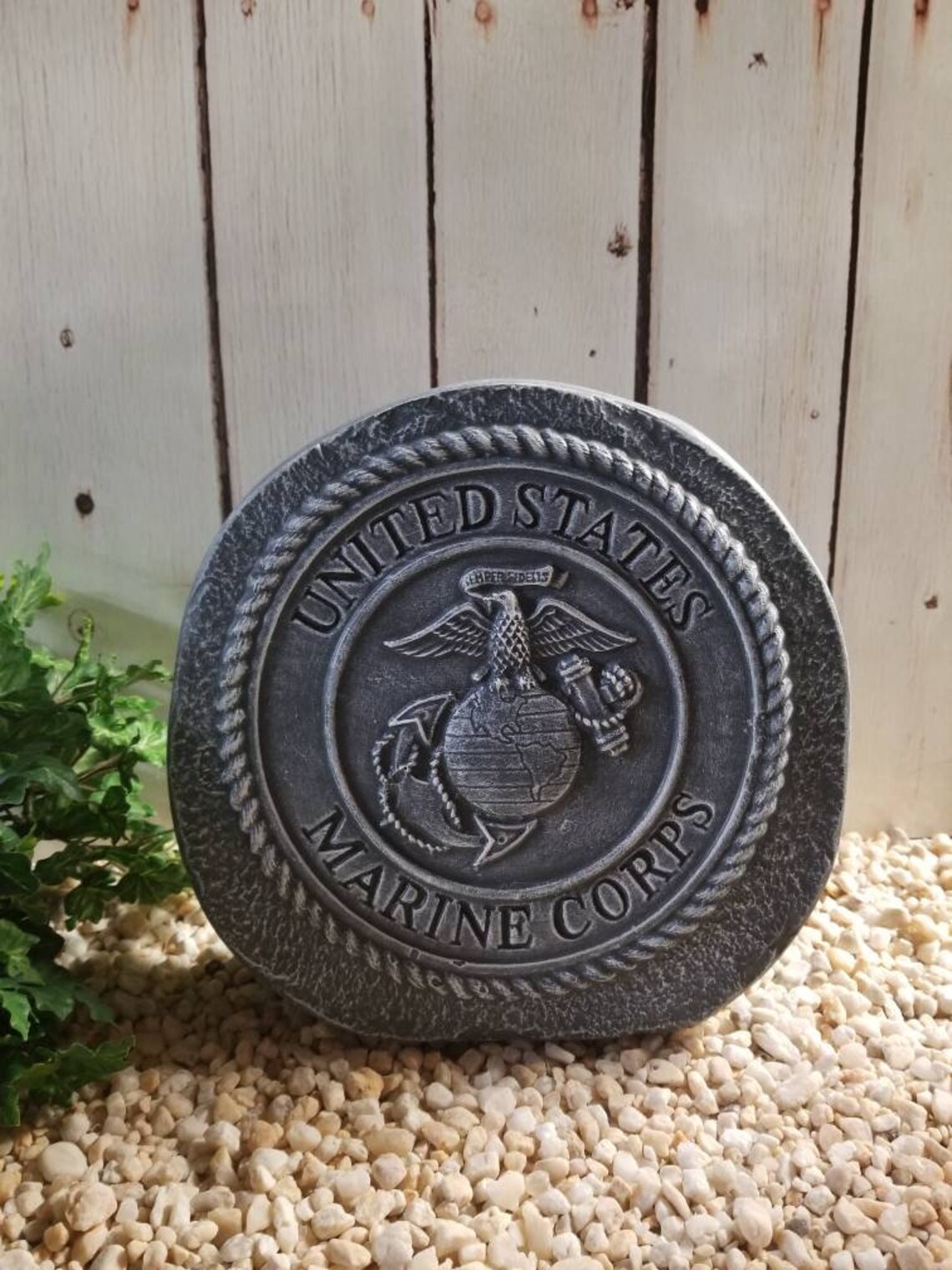 United States Marine Corps Plaquered Stone - Etsy