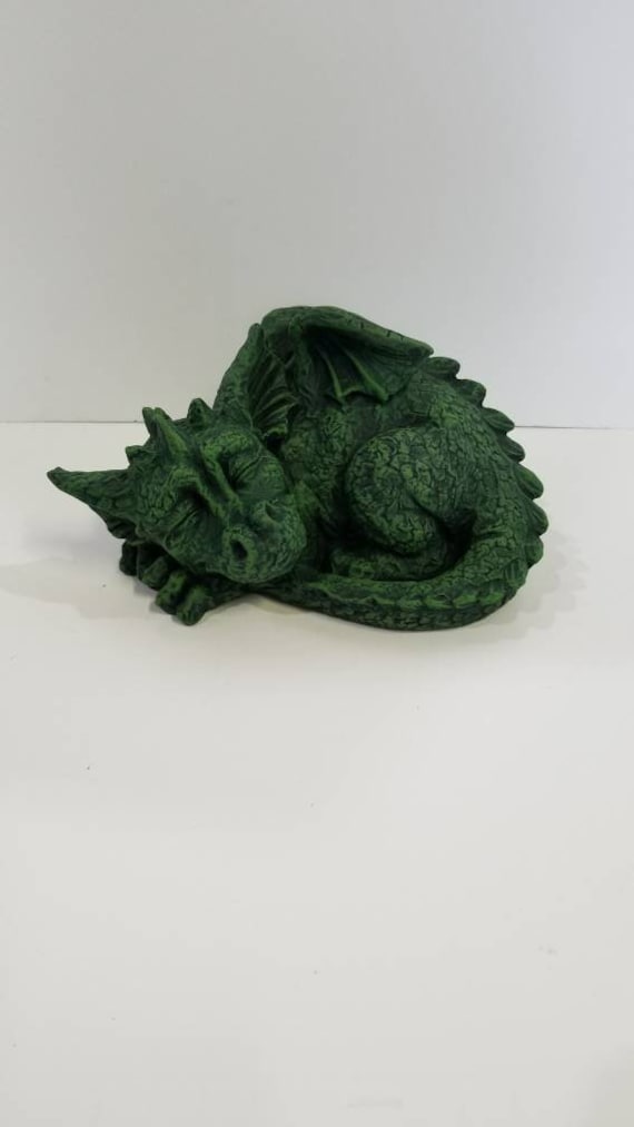 Medium Left Facing Sleeping Dragon - Etsy