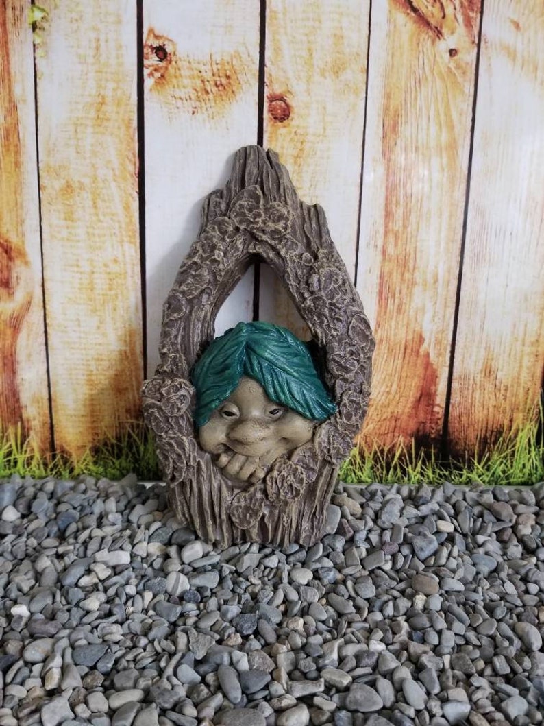 Elf in Tree Hole - Etsy