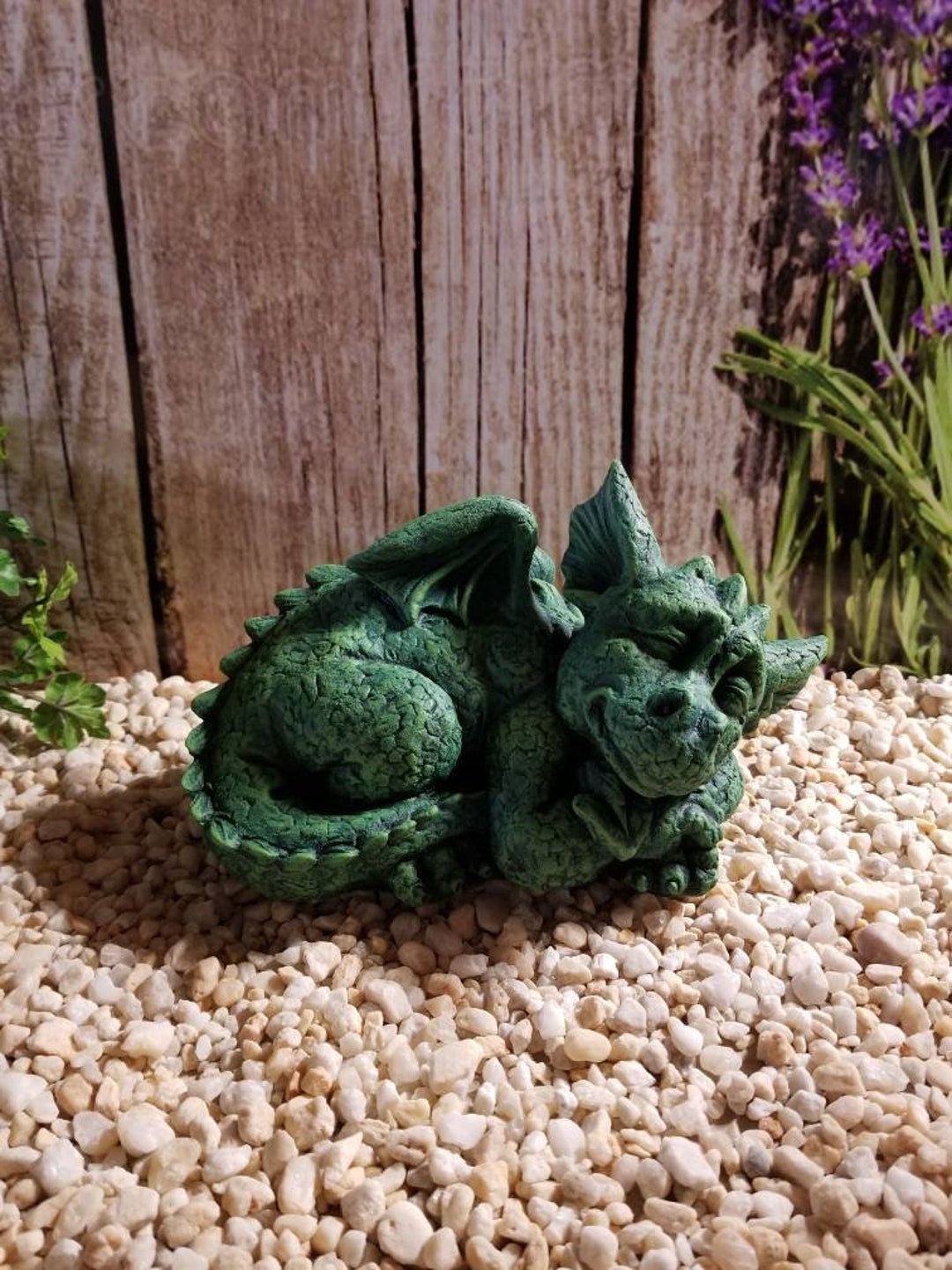 Medium Right Facing Sleeping Dragon - Etsy