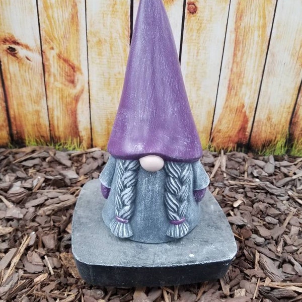 Female Gnome Statue - Etsy