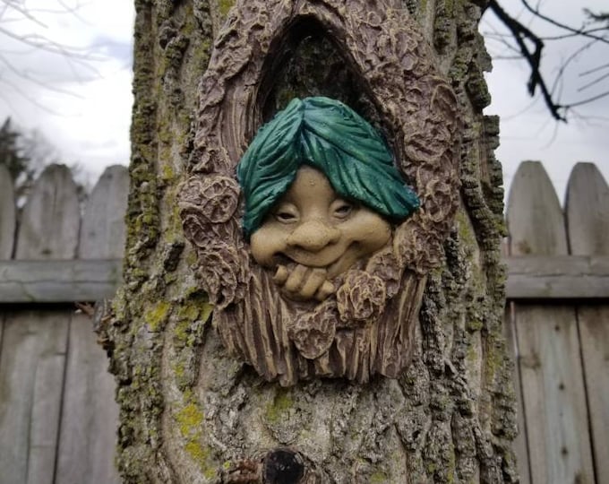 Elf in Tree Hole - Etsy