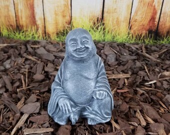 Cement Squirrel Statue. Outdoor or Indoor. Small Meditating Buddha Yoga ...