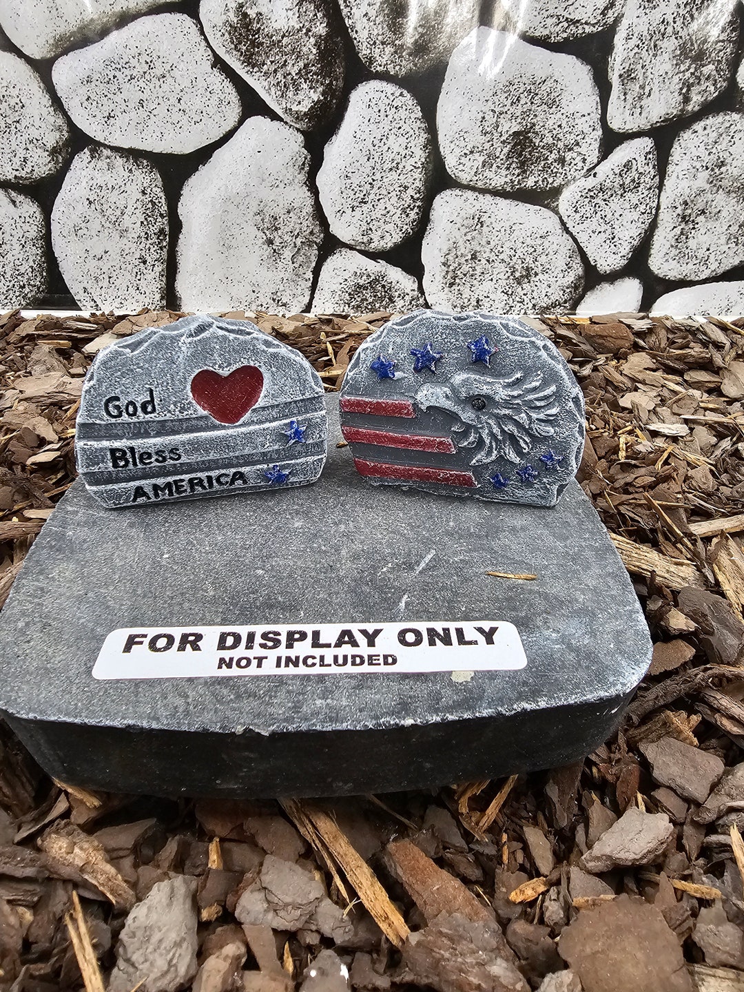God Bless America Rocks 2 Pair - Etsy