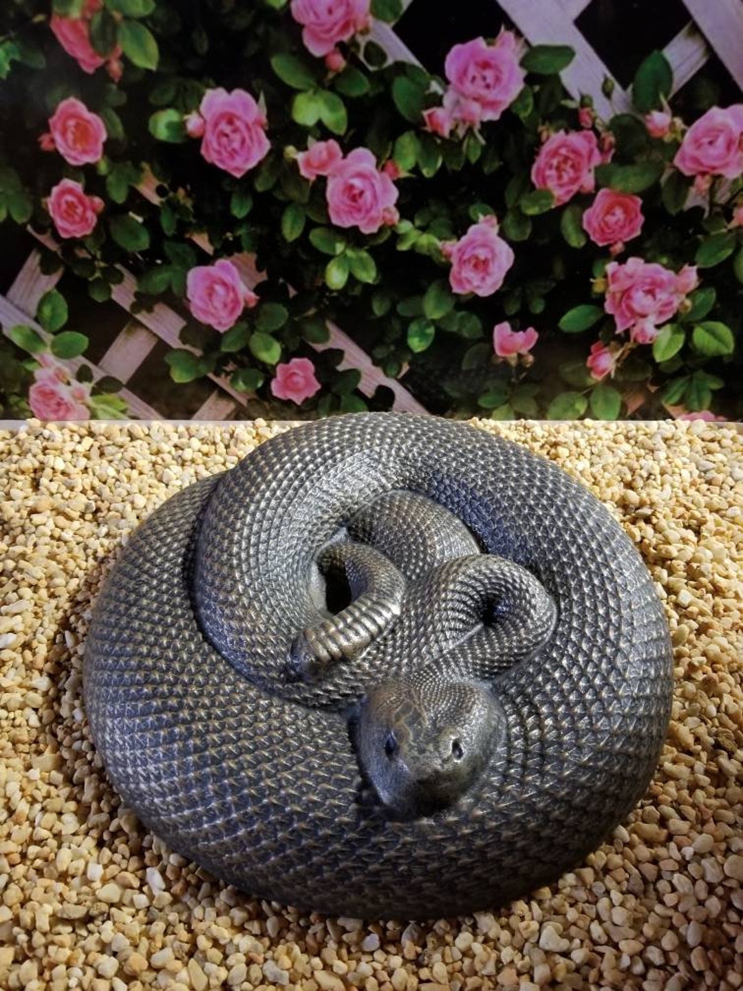 Large Rattle Snake Statue - Etsy