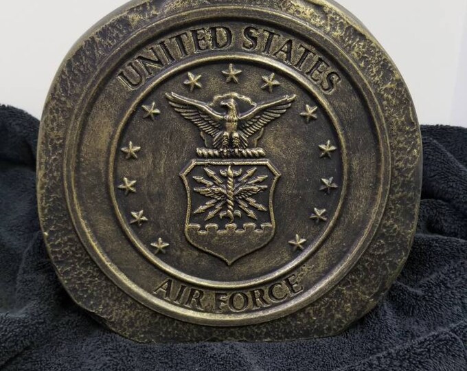 United States Air Force Plaquered Stone | Etsy