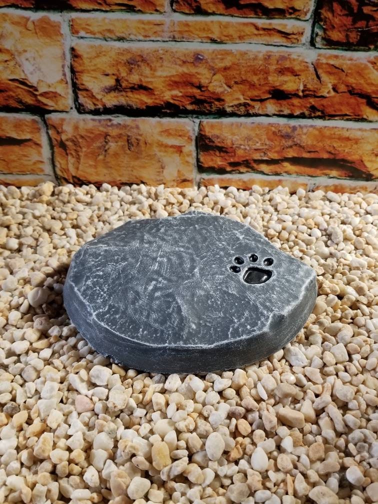 Paw Print Stone - Etsy