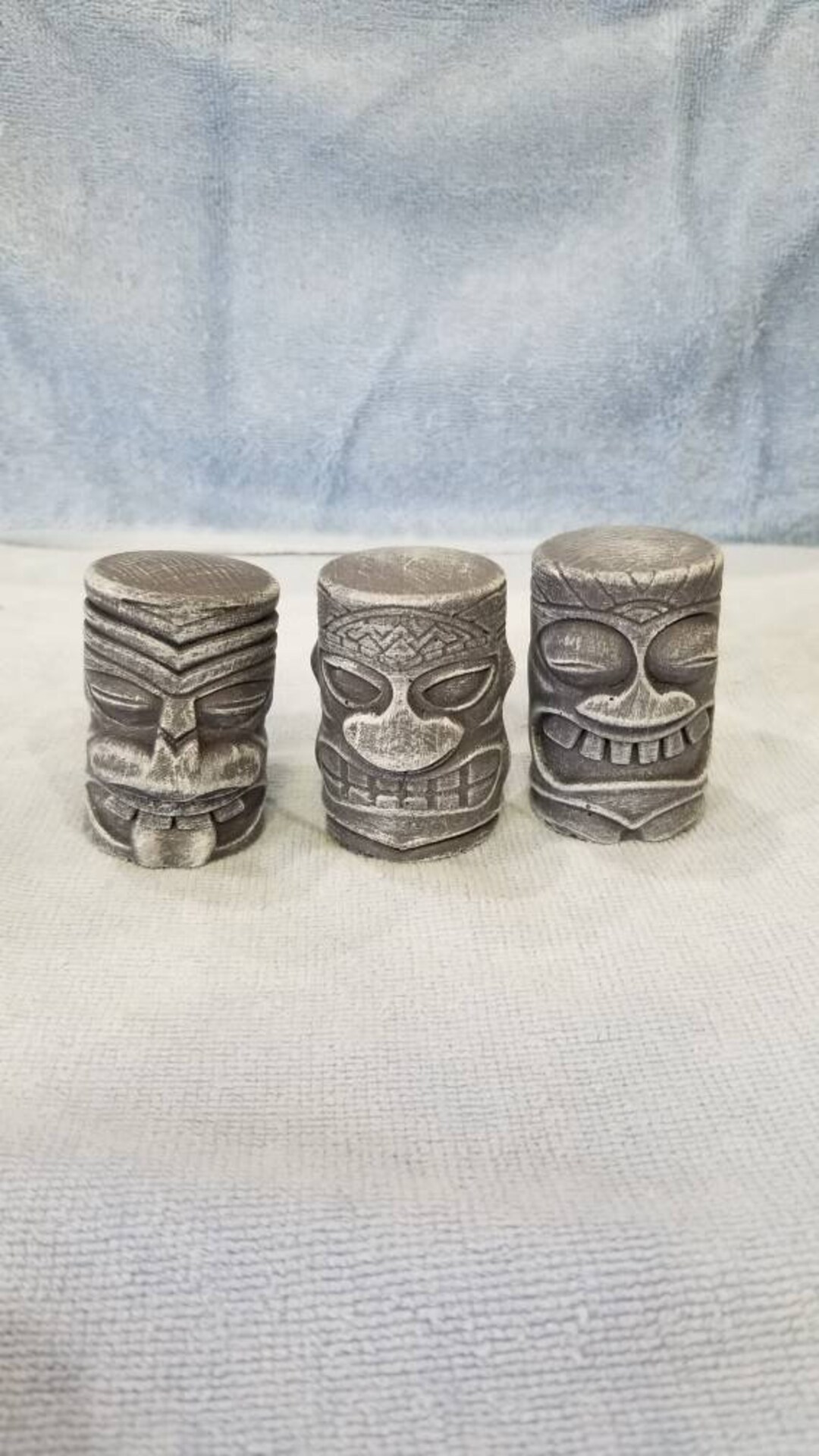 Mini Tiki Statues (set of 3) - Etsy