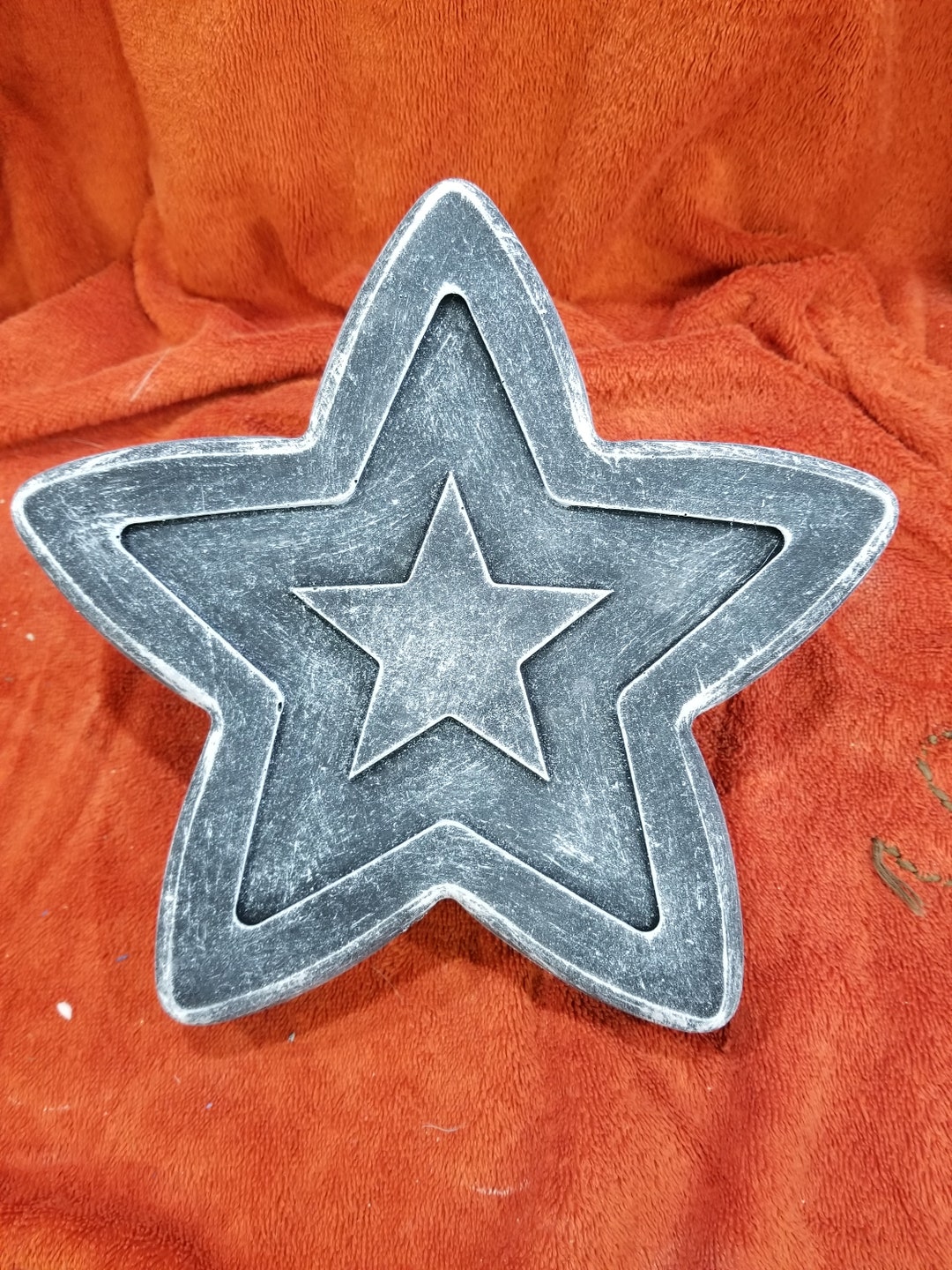 Star Stepping Stone Concrete Stone Finish - Etsy