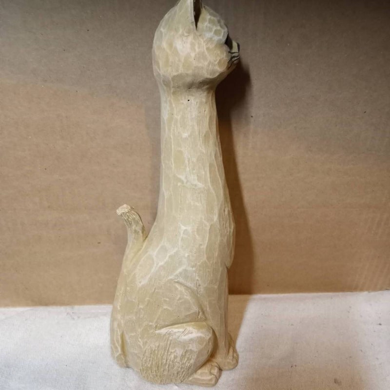 Tall Cat Statue - Etsy