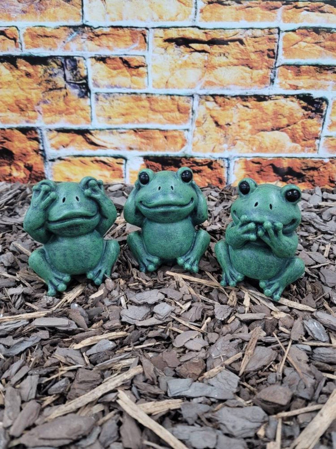 See Hear Speak No Evil Frogs - Etsy