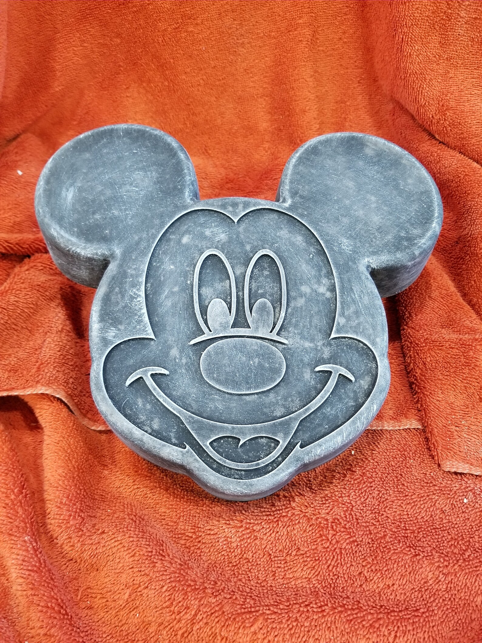 Medium Mickey Stepping Stone Concrete - Etsy