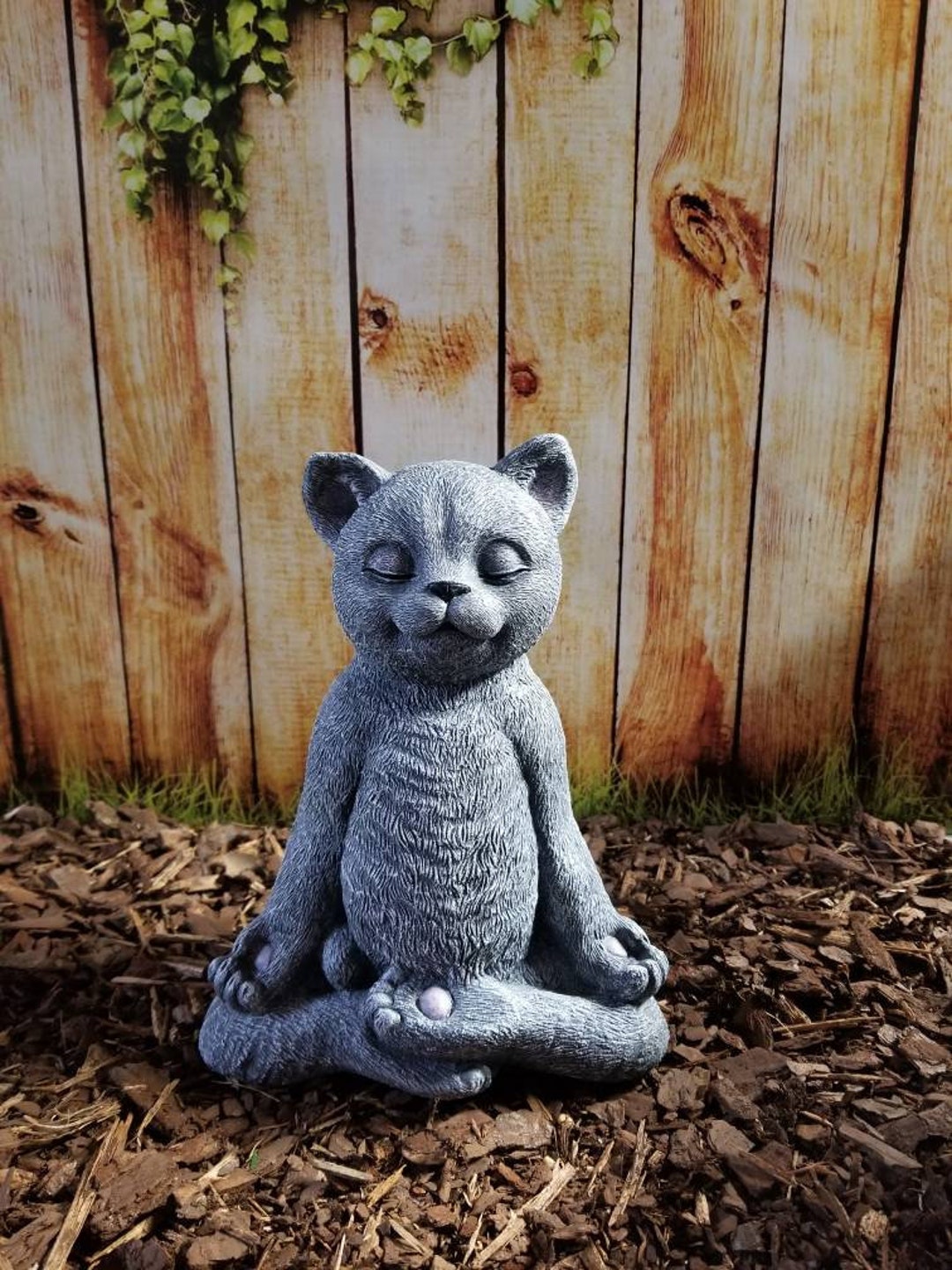 Meditating Zen Kitty Cat - Etsy