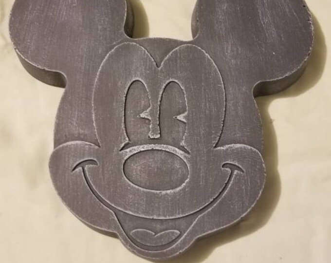 Large Mickey Stepping Stone Concrete | Etsy