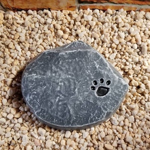 Paw Print Stone - Etsy