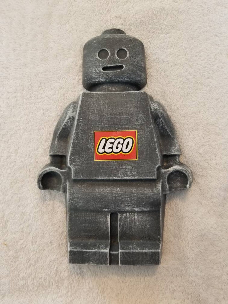 Lego Man Concrete Stepping Stone - Etsy