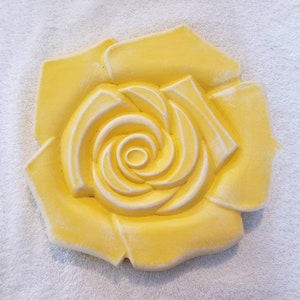 Large Rose Stepping Stone Concrete - Etsy