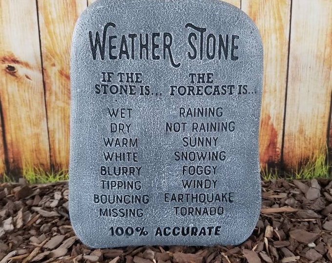 Weather Stone - Etsy