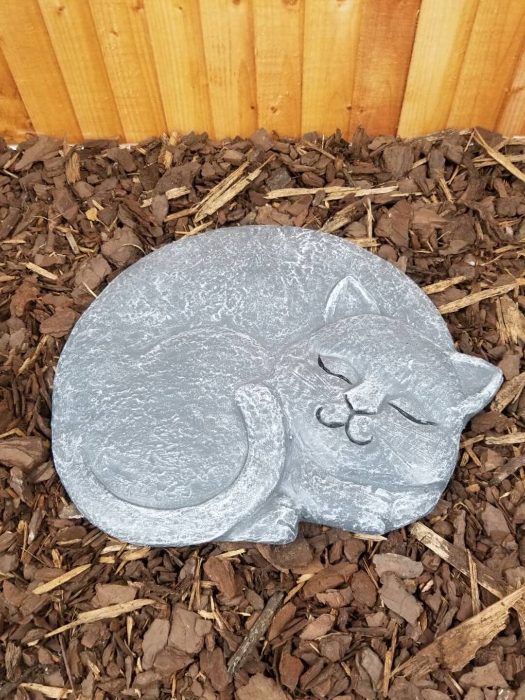 Right Facing Cat Decorative Stepping Stone - Etsy
