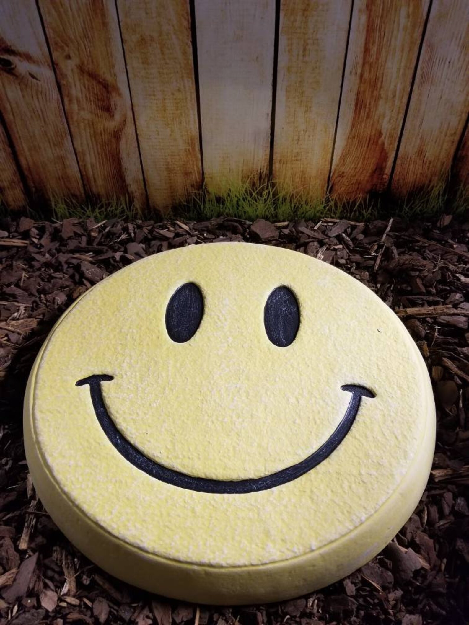 Smiley Face Stepping Stone | Etsy