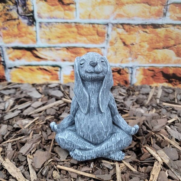 Rabbit Garden Statue - Etsy