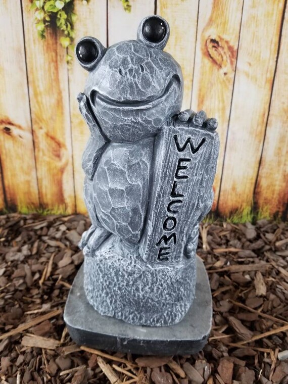Herbert the Welcome Frog - Etsy