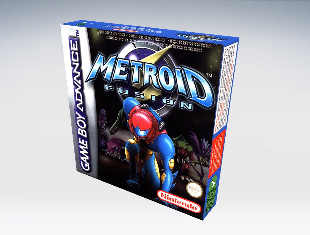 Metroid Fusion Game Boy Advance Repro Box Only Box | Etsy