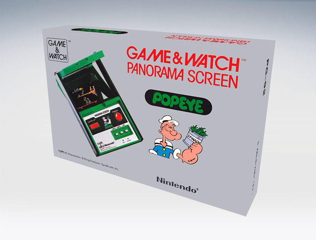 POPEYE PANORAMA Game and Watch (does Not Include Machine) - Etsy