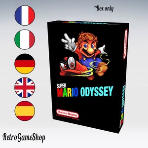 SUPER MARIO ODYSSEY Nes Custom Box (choose Language) - Etsy