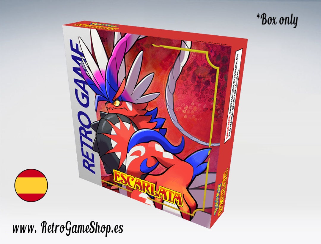 POKEMON SCARLET Game Boy / Switch Custom Box - Etsy