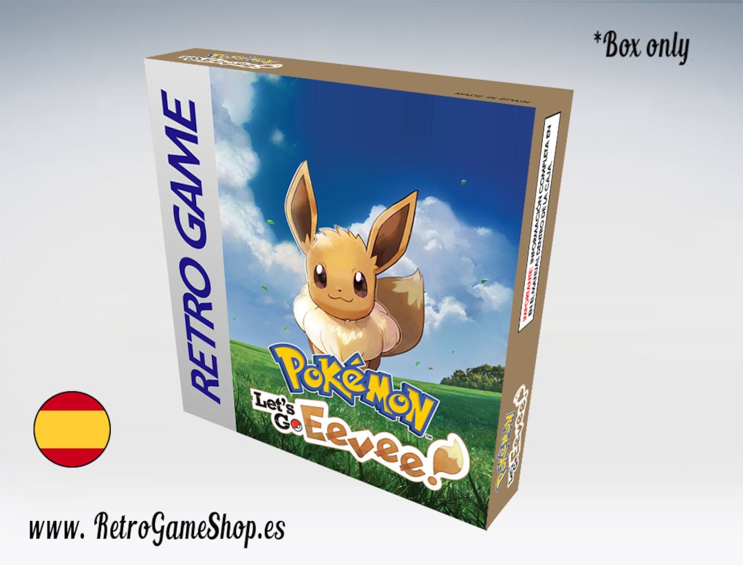 POKEMON LETS GO Eevee Game Boy / Switch Custom Box - Etsy