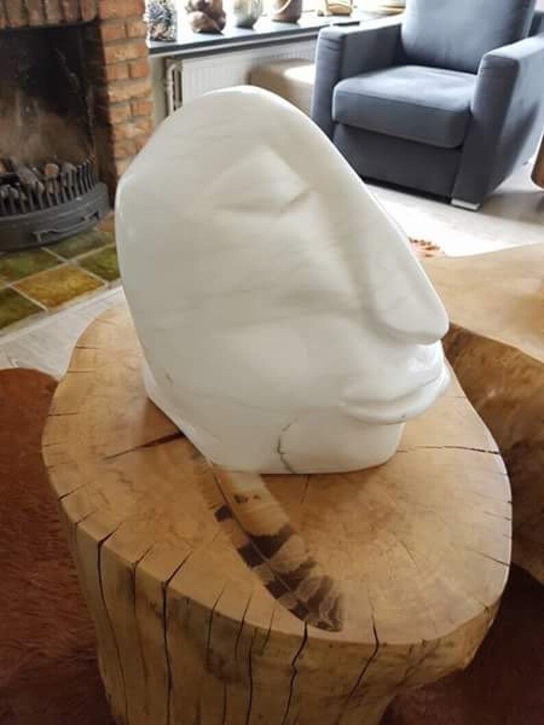 Enormous Zen Crystal Totem Skull Alabaster - Etsy