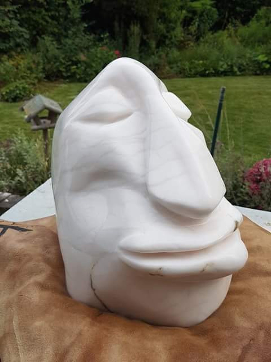 Enormous Zen Crystal Totem Skull Alabaster - Etsy