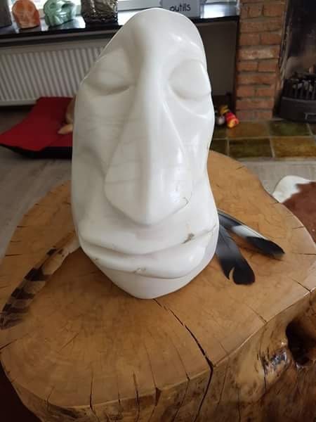 Enormous Zen Crystal Totem Skull Alabaster - Etsy