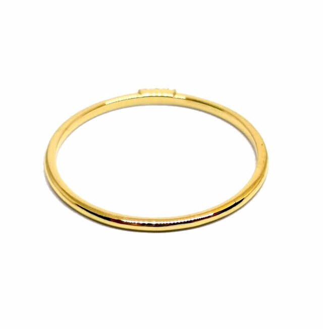 Small Natural Dainty Diamond Ring | Etsy