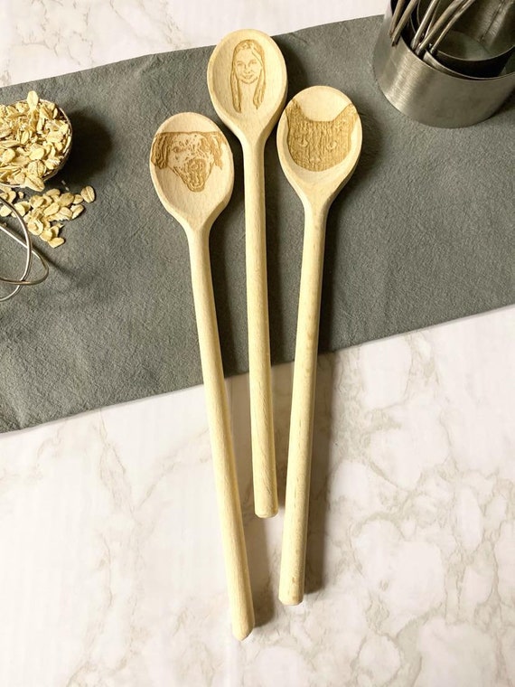Custom Dog Wooden Spoon Custom Dog Spoon Personalized Dog | Etsy