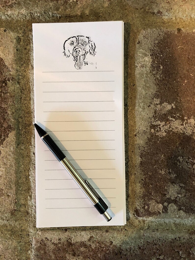 Custom Dog Notepad Personalized Dog Notepad Custom Pet | Etsy
