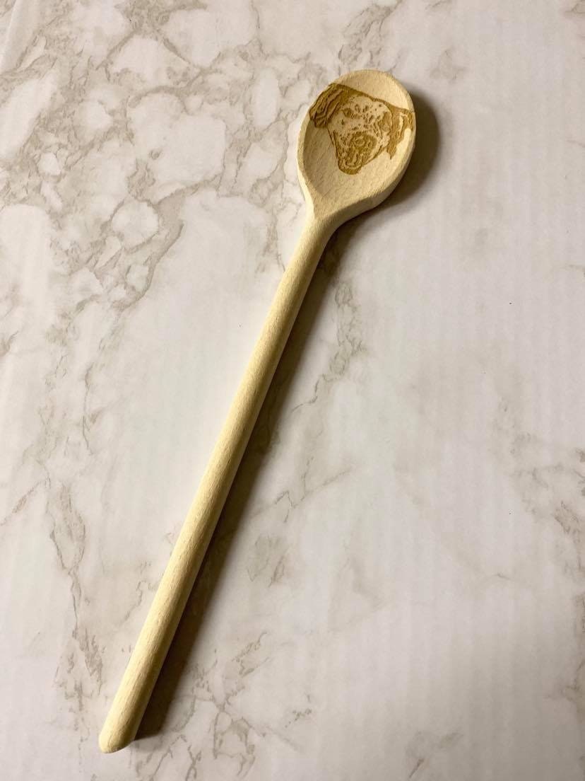 Custom Dog Wooden Spoon Custom Dog Spoon Personalized Dog | Etsy