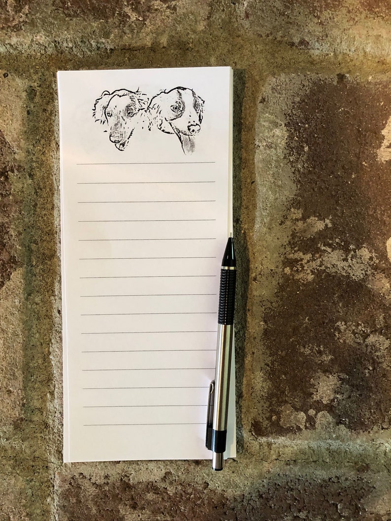 Custom Dog Notepad Personalized Dog Notepad Custom Pet | Etsy