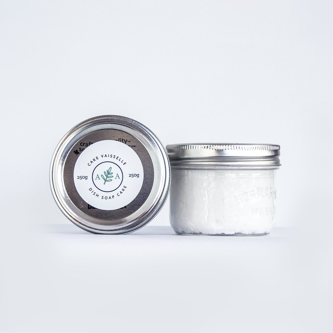 Solid Dish Soap Lemon Phosphate Free Natural Zero Waste Product Perfect ...